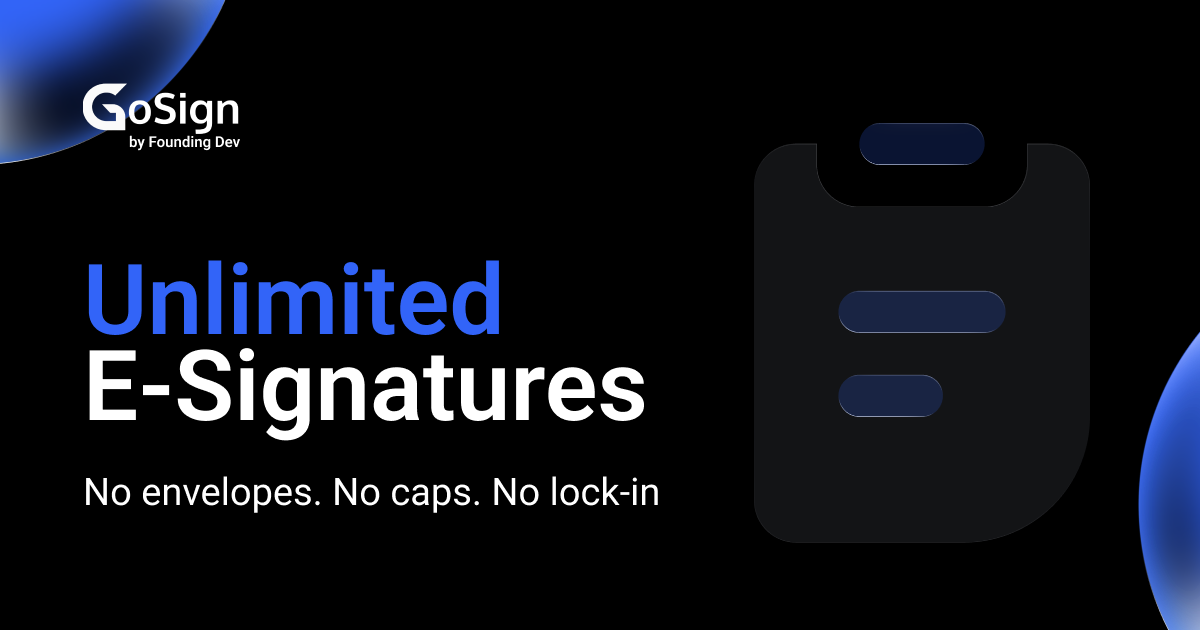 DocuSign Alternative with Flat Pricing – Electronic Signature Software ...